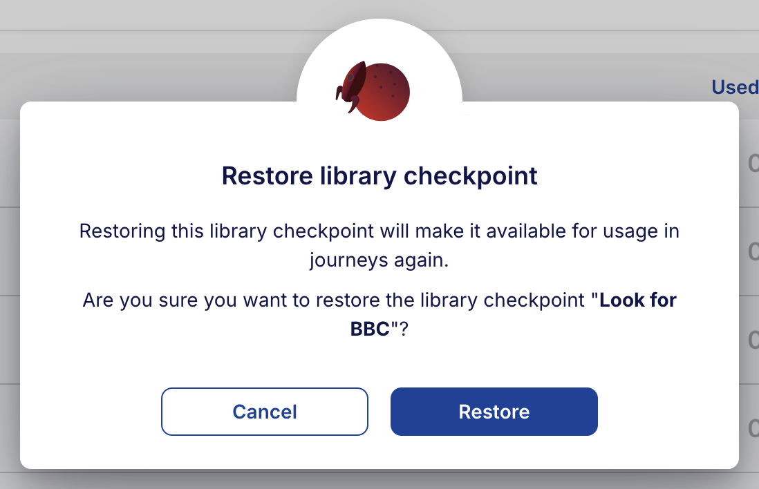 Reusing steps with library checkpoints | Virtuoso Guide