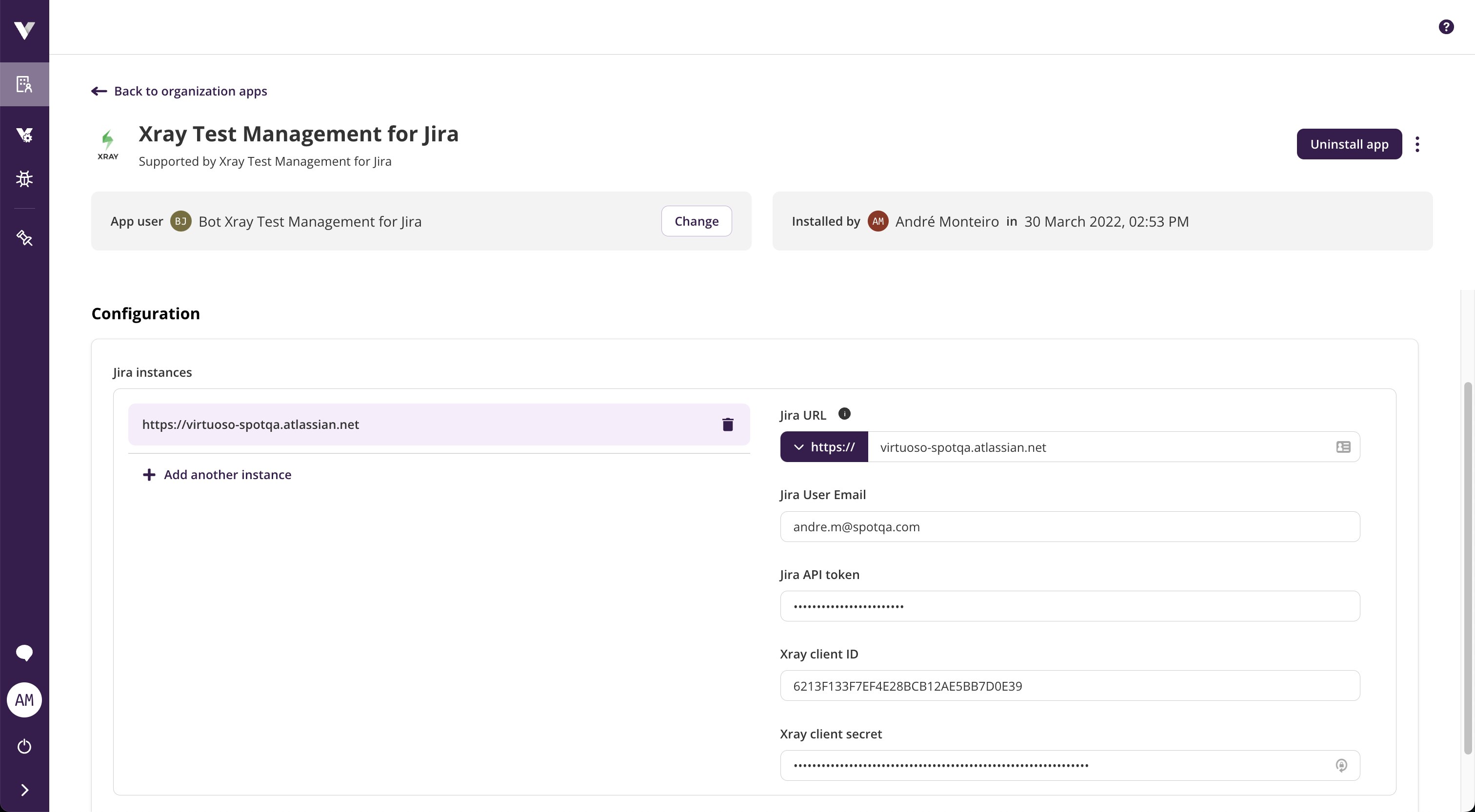 Xray Virtuoso App | Virtuoso Guide